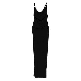 Coperni Logo Kleid - - Dresses - Damen - Schwarzk - M
