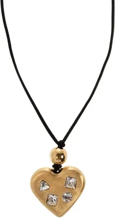 Jacquemus Femme, Accessoires, Jaune, Taille: ONE Size Collier Coeur