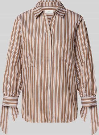 Fynch-Hatton Regular Fit Bluse mit Knotendetails