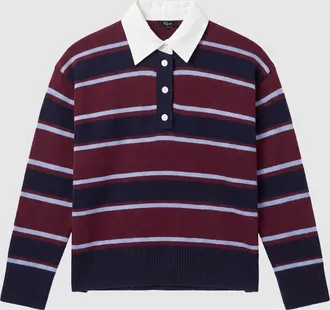 Rails Pull Paxton Boysenberry Stripe