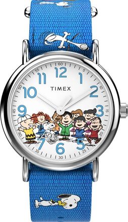 Timex Uhren - Quarz-Analoguhr Timex Weekender X Peanuts Gangs A - Gr. unisize - in Blau - f&uuml;r Damen