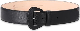 Fausto Colato Gürtel - Breiter Gürtel aus Leder - Gr. 100 - in Schwarz - für Damen