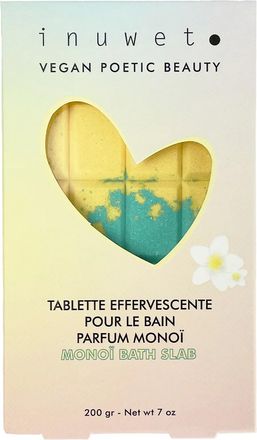 Inuwet Tablette monoï effervescente pour le bain - 200 g Inuwet