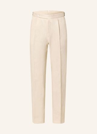 HUGO BOSS Leinen-Chino Perino Tapered Fit beige
