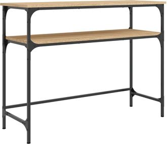 vidaXL Table console chêne sonoma 100x35,5x75 cm bois dingénierie vidaXL