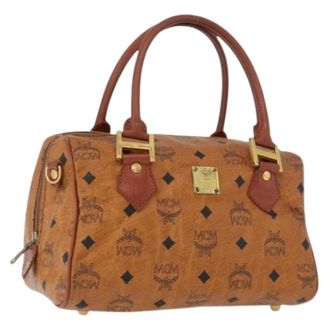 MCM Sac &agrave; main Pre-owned - Femme - Pre-owned - Brun - Taille: ONE Size