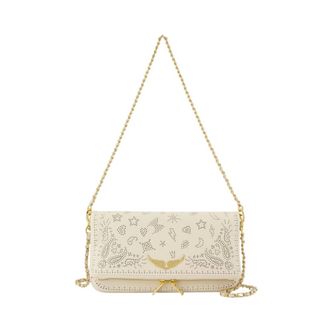 Zadig&Voltaire Rock Perfo Crossbody - Femme - Sacs - Blanc - Taille: ONE Size