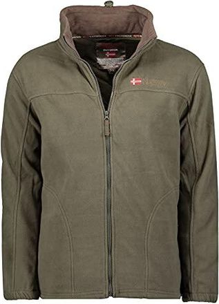 Geographical Norway Texas Herren Fleece Jacke Fleecejacke GR. S-XXXL, Größe:XXL;Farbe:Khaki
