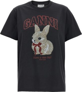 Ganni Damen, Oberteile, Schwarzk, XSGr&ouml;&szlig;e