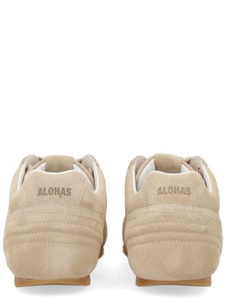 Alohas Suede Cow Leather Sneakers - Beige