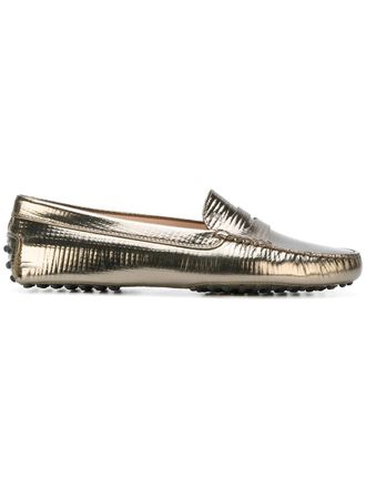 Tod's Loafer mit Metallic-Effekt