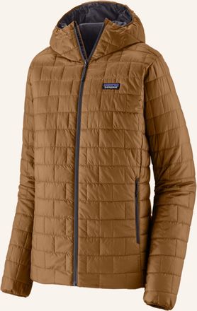Patagonia Leichte Jacke Nano Puff Hoody braun