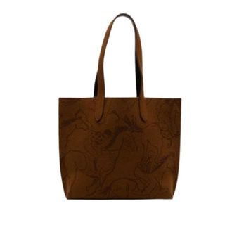 Herm&egrave;s Pre-owned Vintage Filz Tote - - Pre-owned - Damen - Braun - ONE SIZE