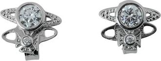 Vivienne Westwood London Orb Earrings - - Accessories - Damen - Grau - ONE SIZE