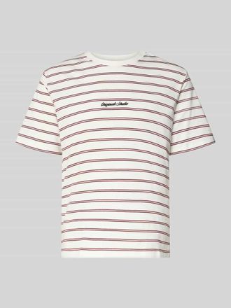 Jack & Jones T-Shirt mit Streifenmuster und Rundhalsausschnitt