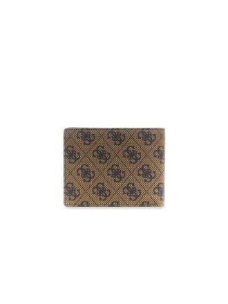 Guess Mens Wallet Coffee Cow Leather Bags