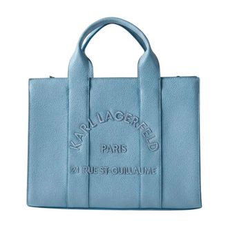 Karl Lagerfeld Rue St-Guillaume Medium Tote - - Bags - Damen - Blau - ONE SIZE