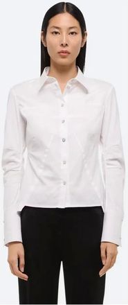 Helmut Lang Femme, Blouses et Chemises, Blanc, Taille: 36 FR Chemise Bustier