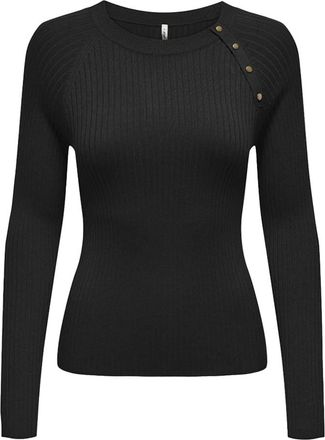 Only Rundhals-Strickware - - Knitwear - Damen - Schwarzk - L