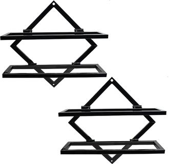 Generic Weinflaschenhalter aus Metall, Wandhalterung, Weinregal f&uuml;r K&uuml;che, Weinglas, Wandmontage, Weinflaschen-Displayhalter f&uuml;r K&uuml;che, Esszimmer, Bar