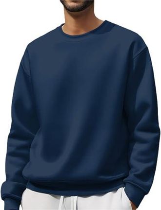Generic Sweats pour homme - Imprimé Halloween - Mignon - Décontracté et tendance - Col rond - Polyester épais - Pull à capuche simple - Pull dhiver coupe ajus