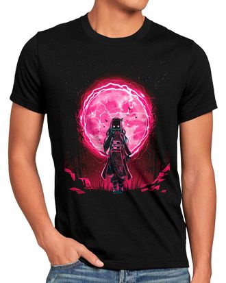 style3 Nezuko Kimetsu Herren T-Shirt Demon Anime Japan Manga, Gr&ouml;&szlig;e:5XL