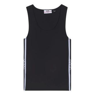 GCDS Gcds, Femme, Tops, Noir, Taille: 38 FR C1Weqc056J012