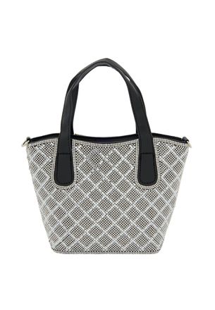 Faina Handtasche Handtasche Frauen Schwarz Silber