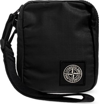Stone Island Handgelenktasche mit abnehmbarem Riemen - - Accessories - Herren - Schwarzk - ONE SIZE