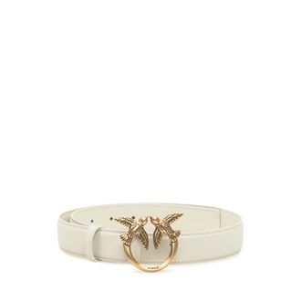 Pinko Pinko, Femme, Accessoires, Blanc, Taille: XS Love Birds Belt