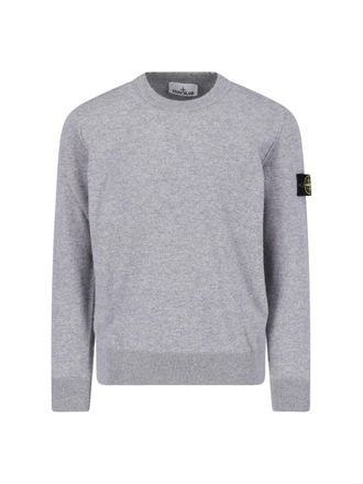Stone Island Virgin Wool Logo Sweater