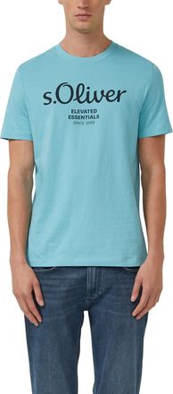 s.Oliver Baumwoll-T-Shirt mit Logo-Print