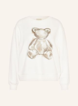 Milano Milano Italy Sweatshirt Mit Schmucksteinen beige