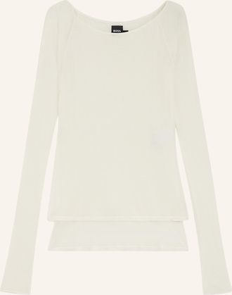 HUGO BOSS Casual Top edupla1 Slim Fit beige