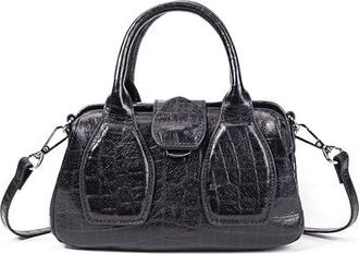 Kate Lee Sac en Cuir porté bandoulière Pikasso Noir, Femme