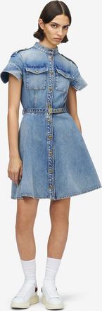 Alexander McQueen Minikleid aus Denim - Item 857116QMAD14383
