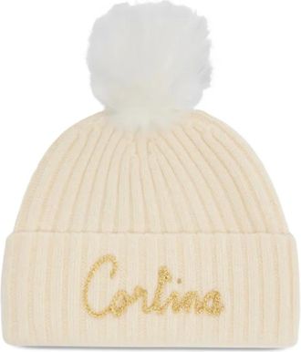 MC2 Saint Barth bonnet côtelé à pompon - Tons neutres