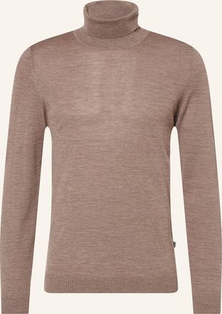 Maerz Maerz Muenchen Rollkragenpullover Aus Merinowolle braun