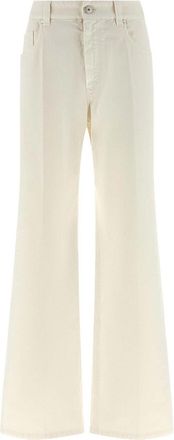Brunello Cucinelli Jean Droit - Blanc