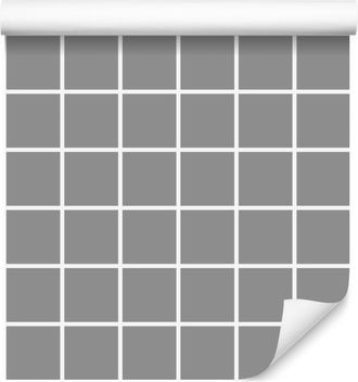 OEM Carta Da Parati Moderna Minimalista A Scacchi Grigi E Bianchi 50x1000 Cm