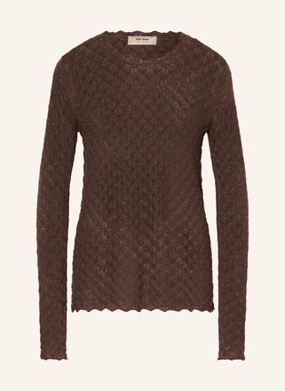 Mos Mosh Mos Mosh Pullover Mmthaz Relena Mit Glitzergarn braun