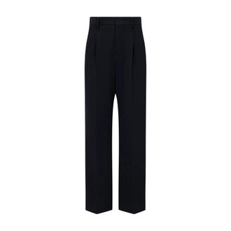Rossi Rossi, Femme, Pantalons, Bleu, Taille: 38 FR Wide Pantalons