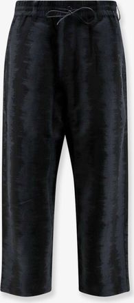 Yohji Yamamoto Oversize viscose, cotton and linen trousers - ADIDAS Y-3 - gender_Man