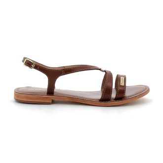 Les Tropeziennes Sandales plates en cuir Hamoon tan - Femme - Chaussures - Beige - Taille: 41 EU