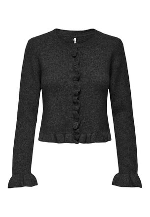 Only Onlrima Life Ls Frill Button Cardig KNT