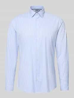 Jake*s Slim Fit Businesshemd mit Kentkragen
