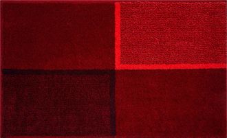 GRUND Badteppich, Acrylic, Rubinrot, 70x120 cm