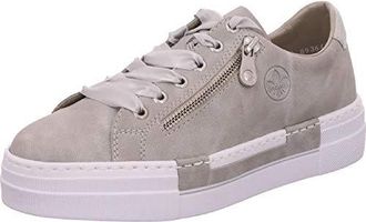 Rieker N49c2-40, Sneakers Basses femme, Gris (Cement/Silver 40), 36 EU