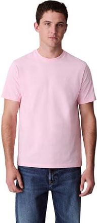 Calvin Klein T-Shirt Manches Courtes Homme Smooth Solid Tee avec Col Ras-du-Cou, Rose (Rose Shadow), XXL