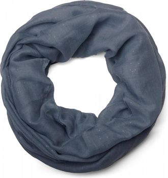 styleBREAKER Schlauchschal Loop mit Glitzer unifarben